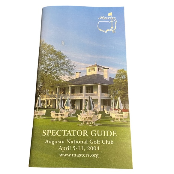 Other | 204 Masters Spectator Guide Phil Mickelson | Poshmark